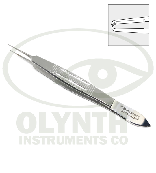 Castroviejo Suture Forceps, Tying Platform - Olynth Instruments Co.