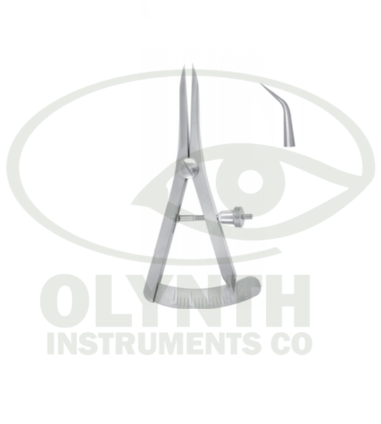 Castroviejo Caliper Straight. 20 MM. - Olynth Instruments Co.